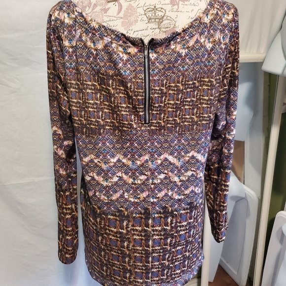 Cristinalove | Tops | Cristina Xl Tunic Embellished Multiprintcolor ...